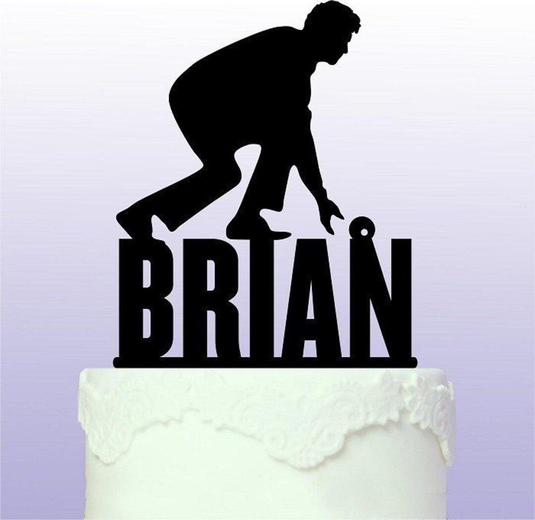 Personalised Lawn Bowls Cake Topper - Etsy