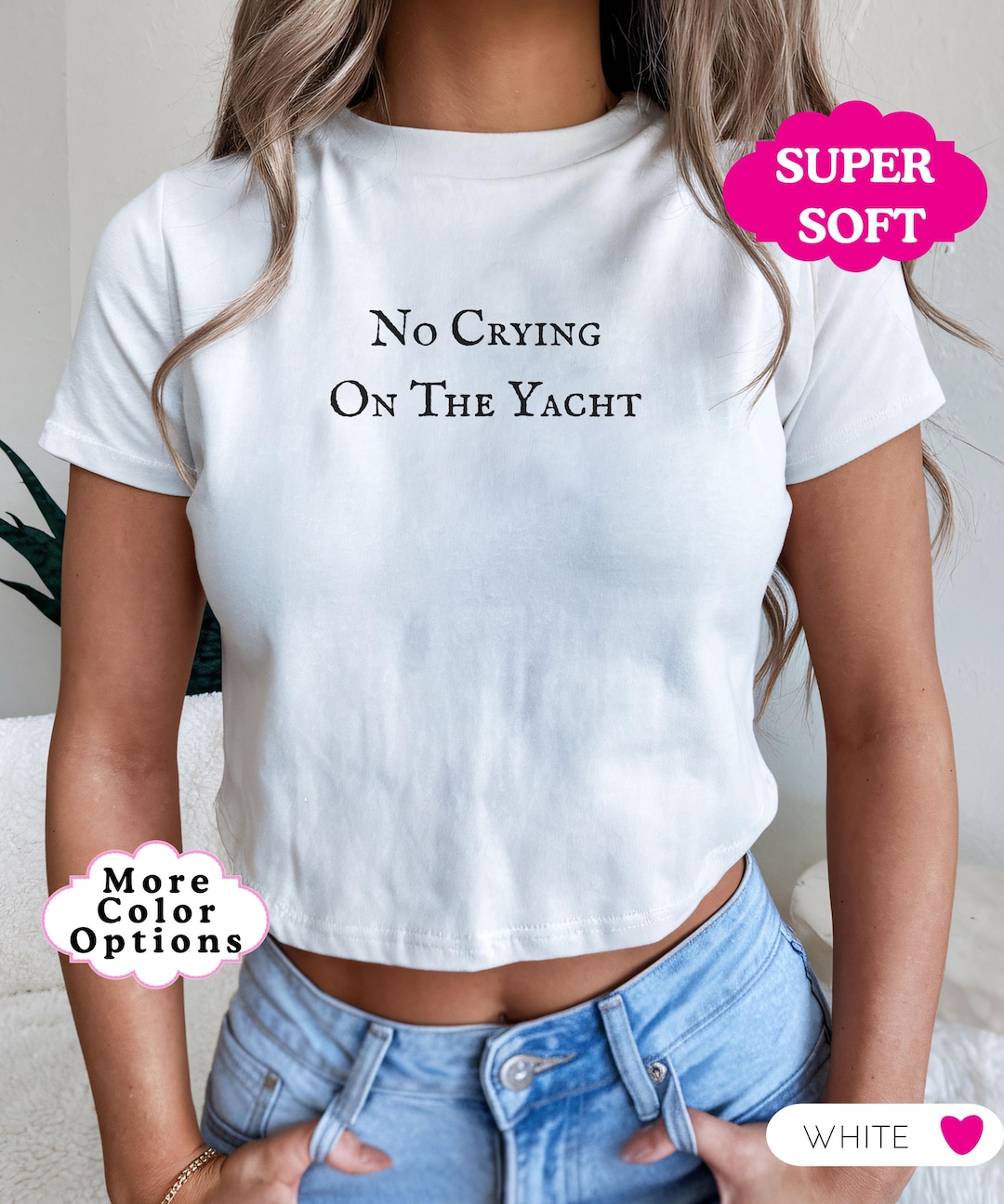 No Crying on the Yacht Shirt | Boat Party Tee | Yacht Statement Shirt ...