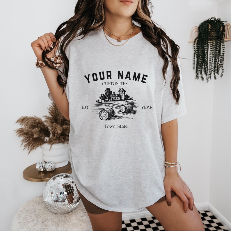 Customized Farm Shirts, Family Name Farm Shirt, Cattle Farm Custom ...