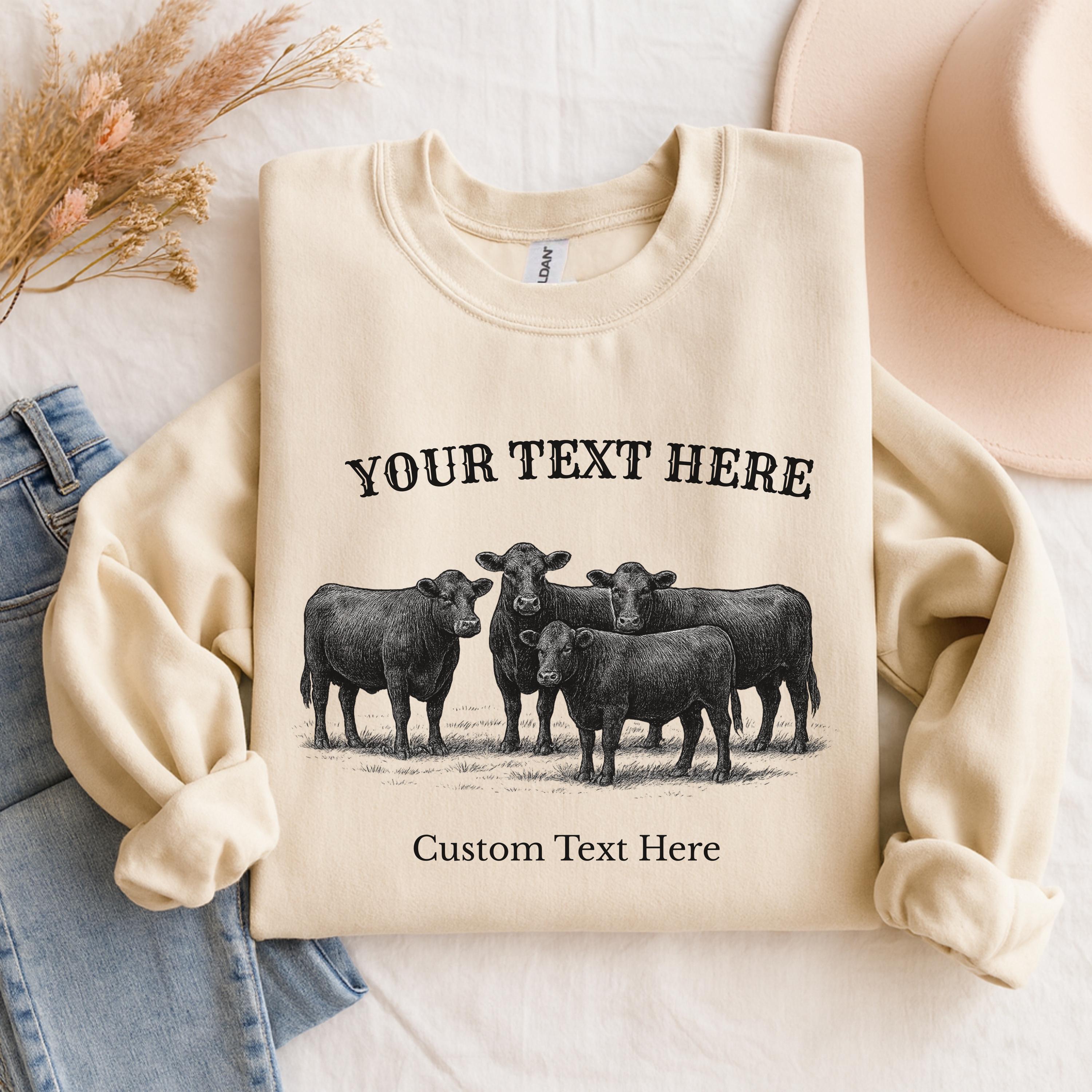 Personalized Family Farm Sweatshirt Custom Ranch Name Pullover Rustic ...