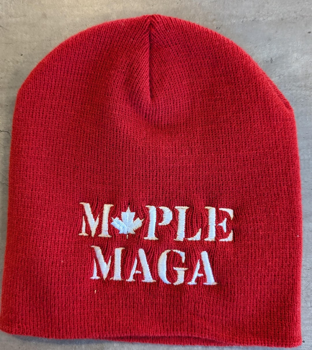 Maple MAGA Toque - Etsy