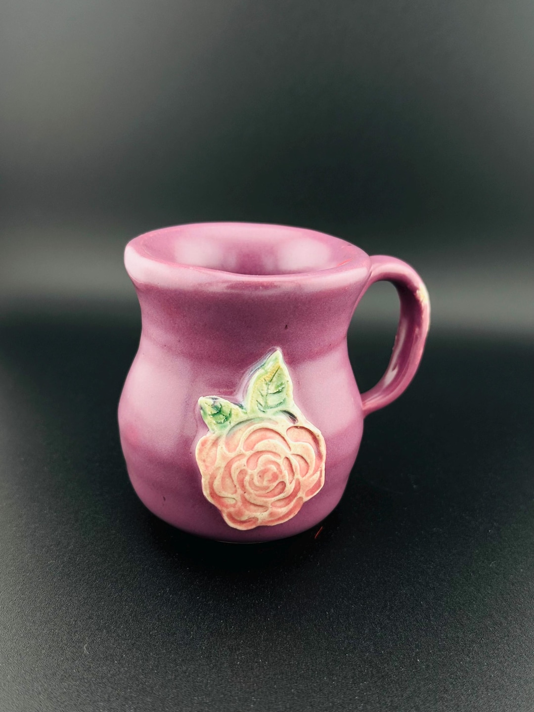 A Delicate Mug With an Embedded Flower Design, Tea Mug, Coffee Mug ...