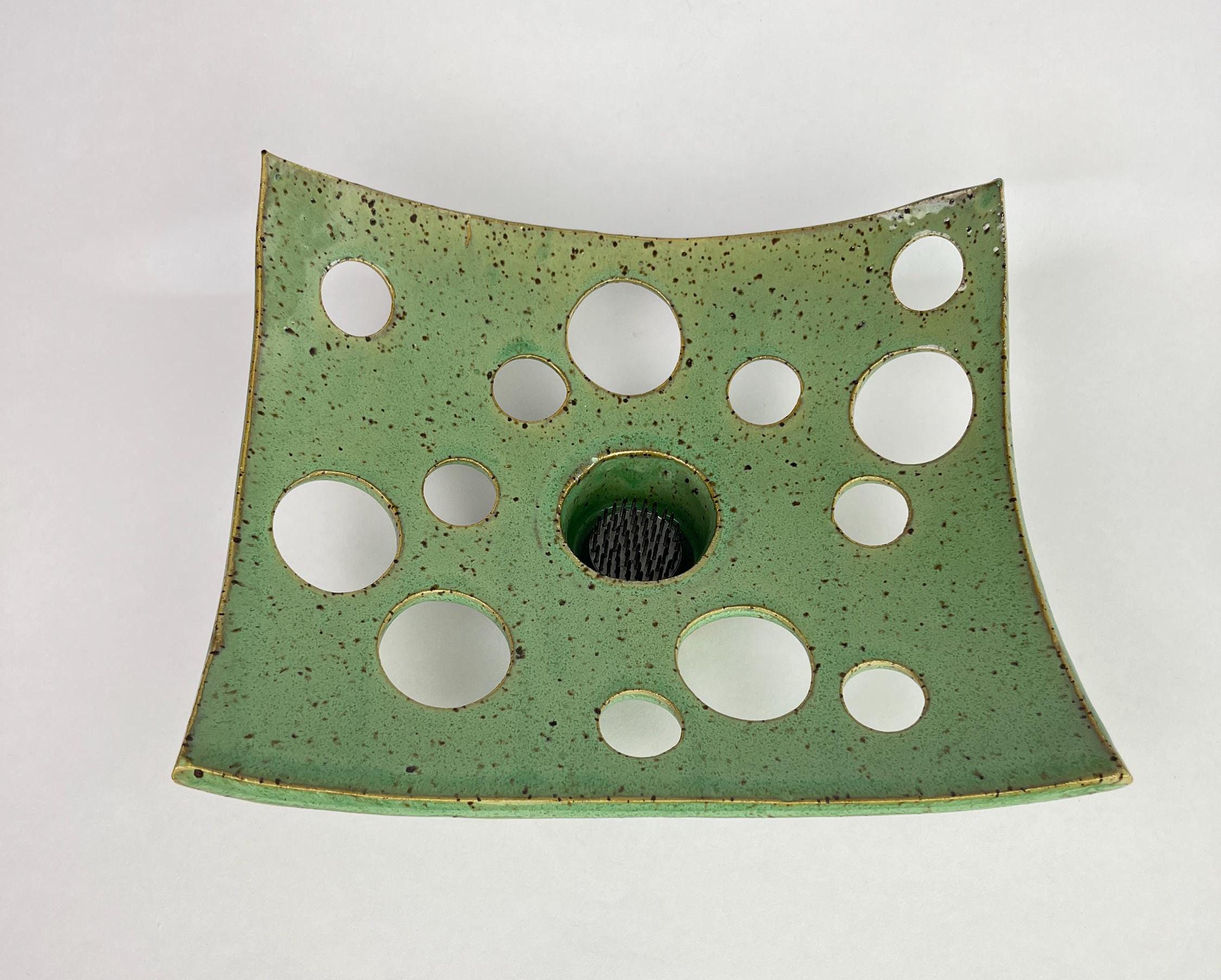 Ikebana, Moribana, Kenzan, Japanese Vase, Unique Vessel, Flower ...