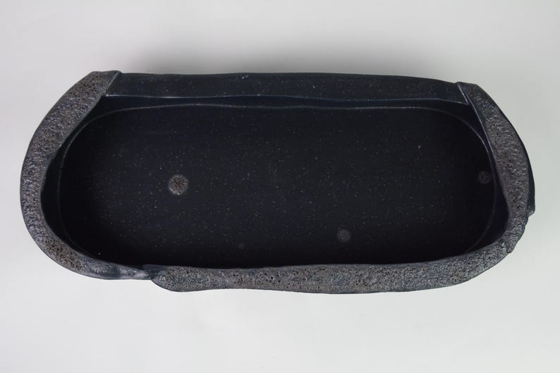 Black Oval Moribana Container for Ikebana - Etsy