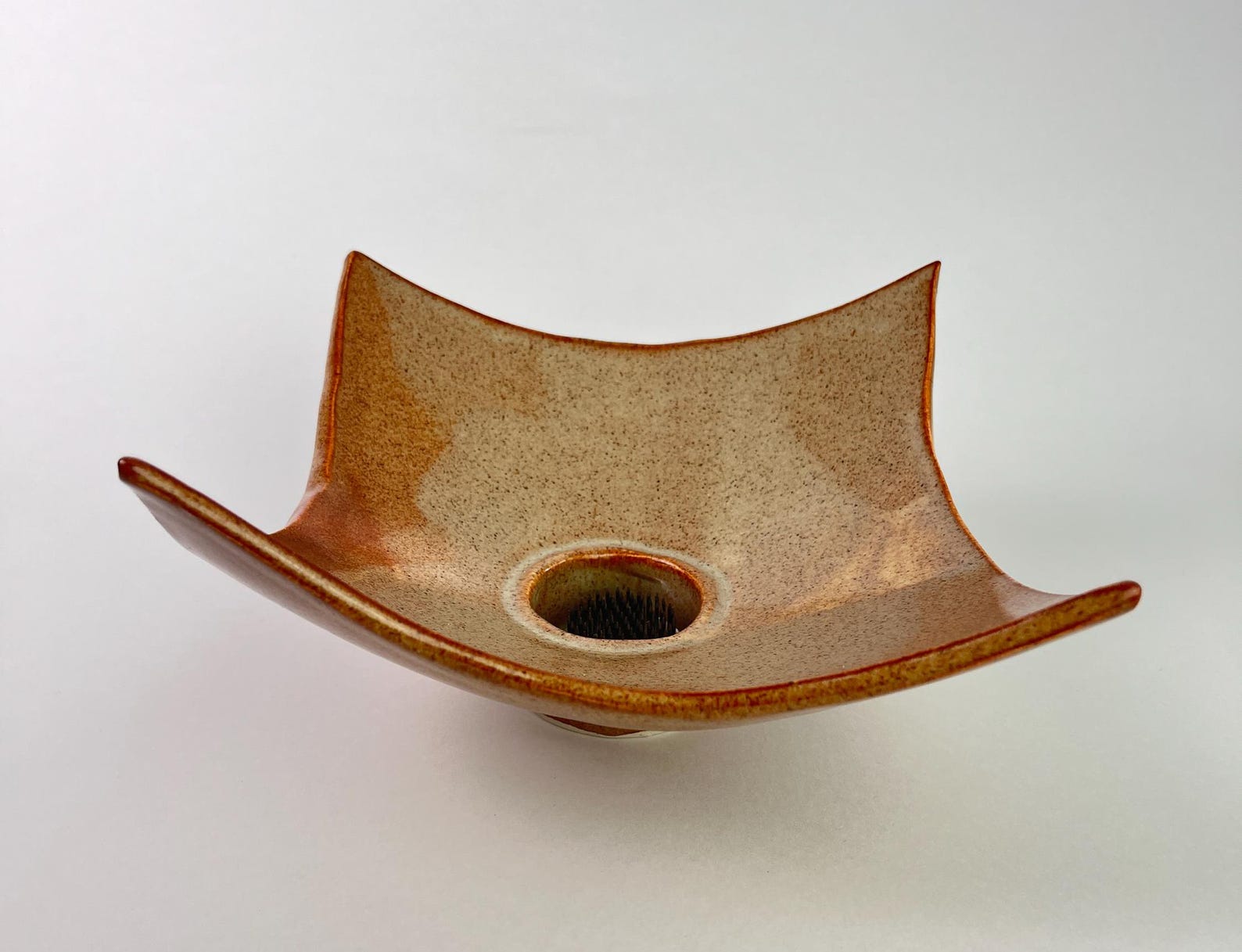 Ikebana Container, Vase, Handmade Vessel, Unique Gift, Moribana, Flower ...