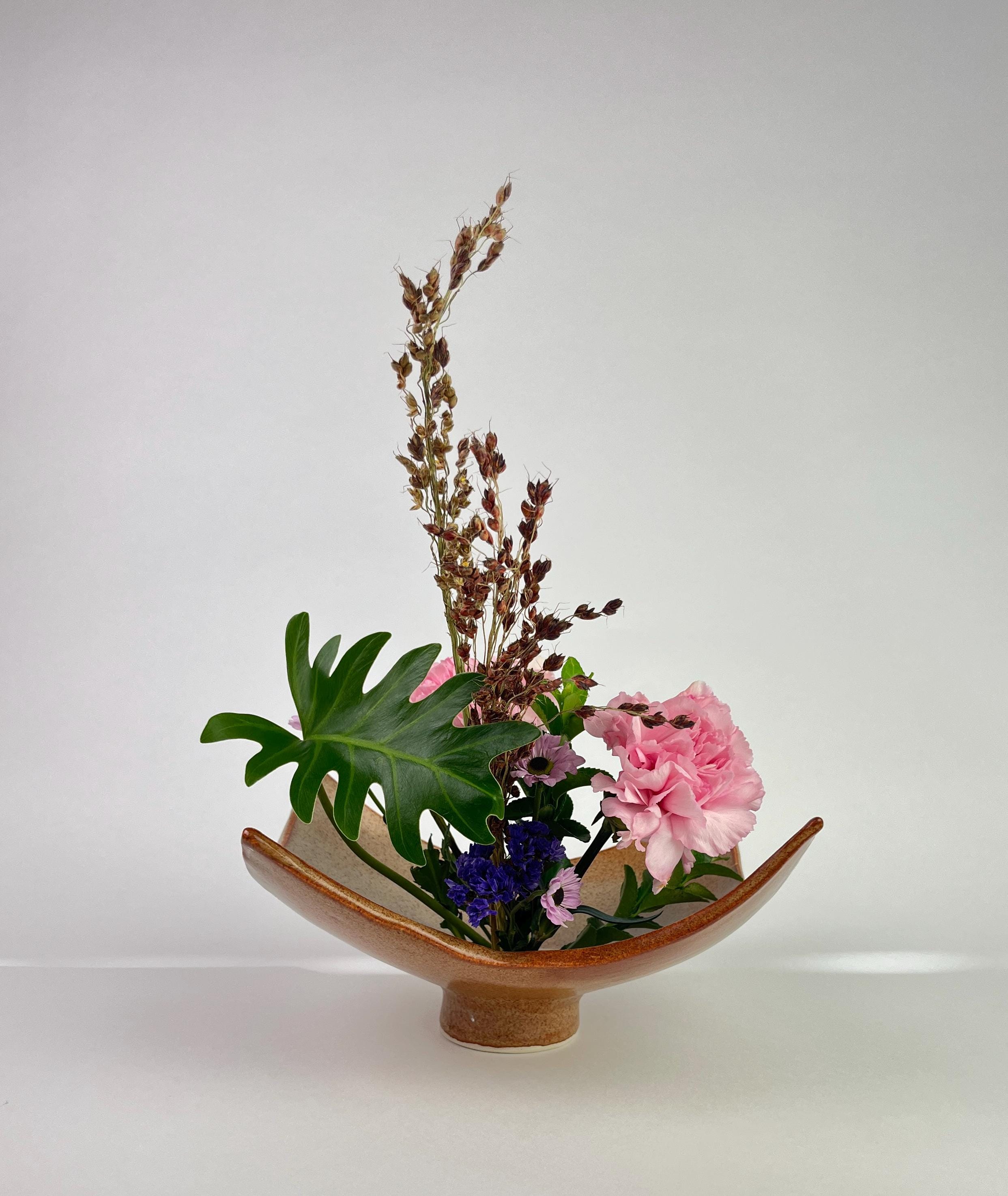 Ikebana Container, Vase, Handmade Vessel, Unique Gift, Moribana, Flower ...