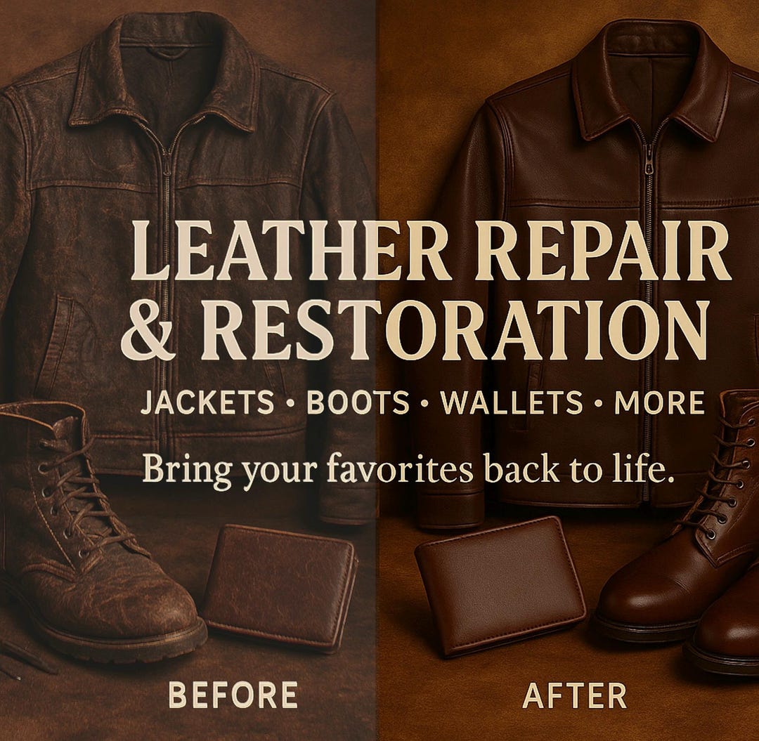 Leather Repair and Restoration Service: Jackets, Boots, Wallets - Etsy