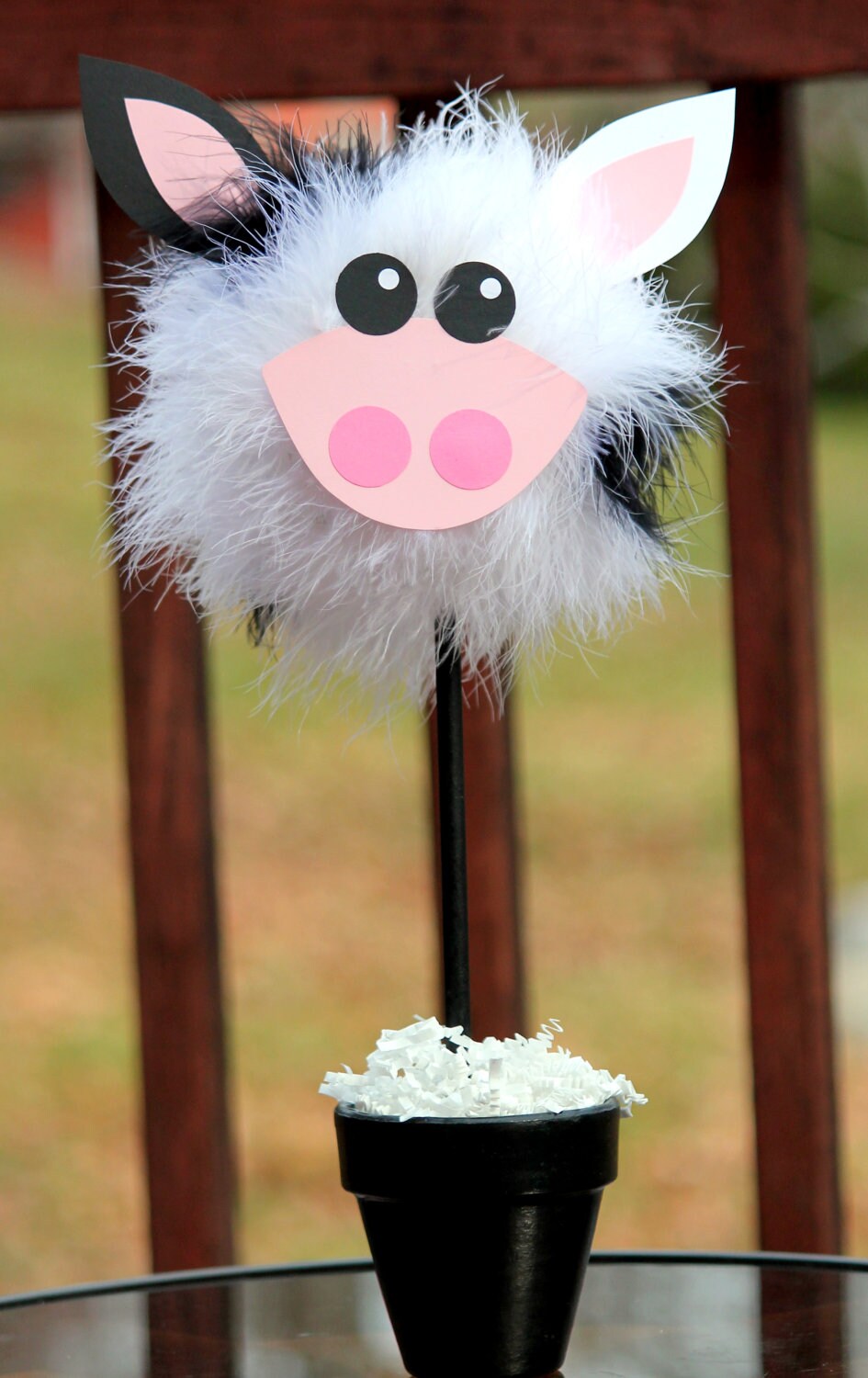 Cow Topiary Farm Barnyard Old Macdonald Themed Party - Etsy