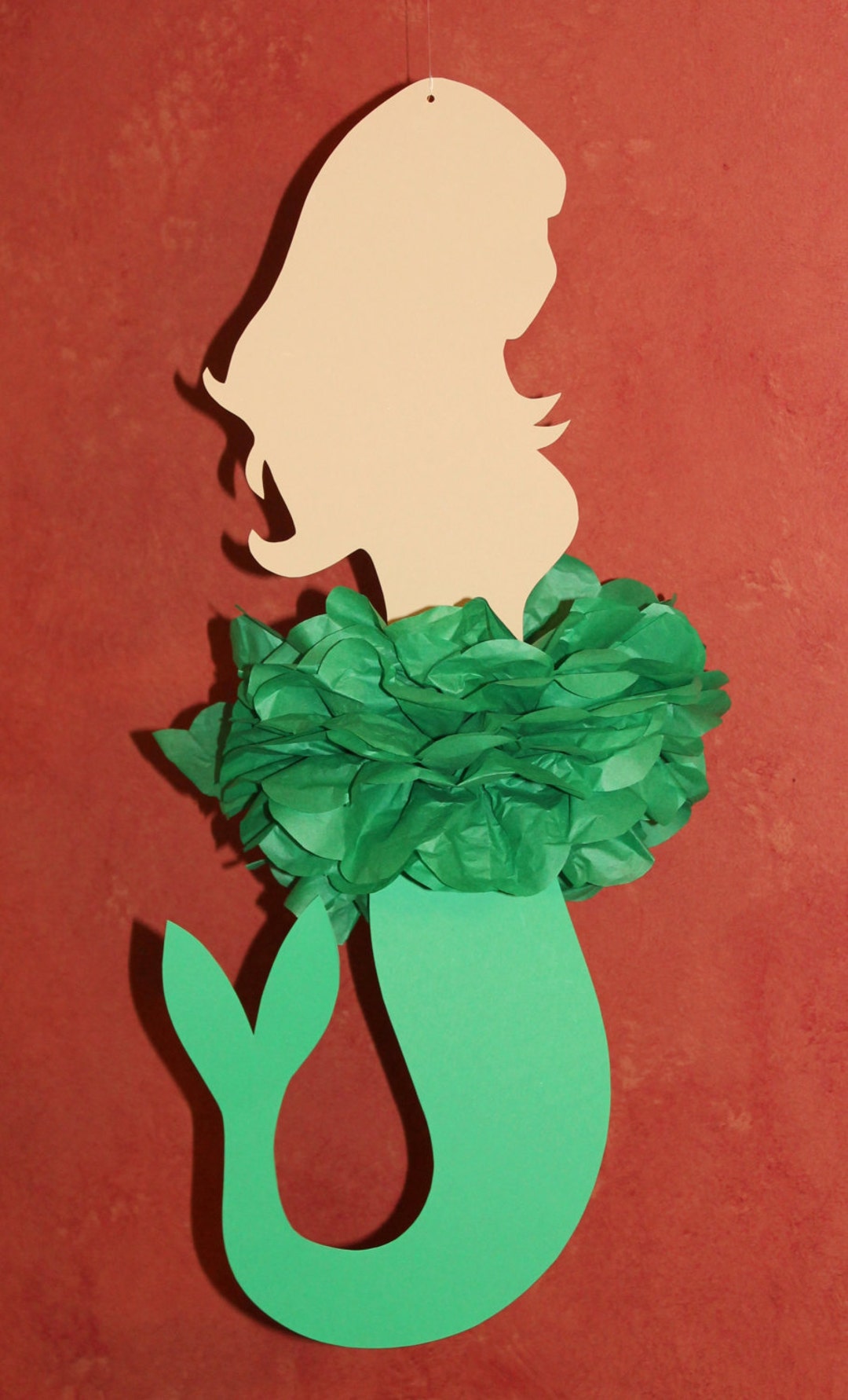 Mermaid Tissue Paper Pom Pom Kit Under the Sea Ocean Water Mermaid ...