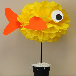 Fish Goldfish Tissue Paper Pom Pom Kit Under the Sea Ocean - Etsy