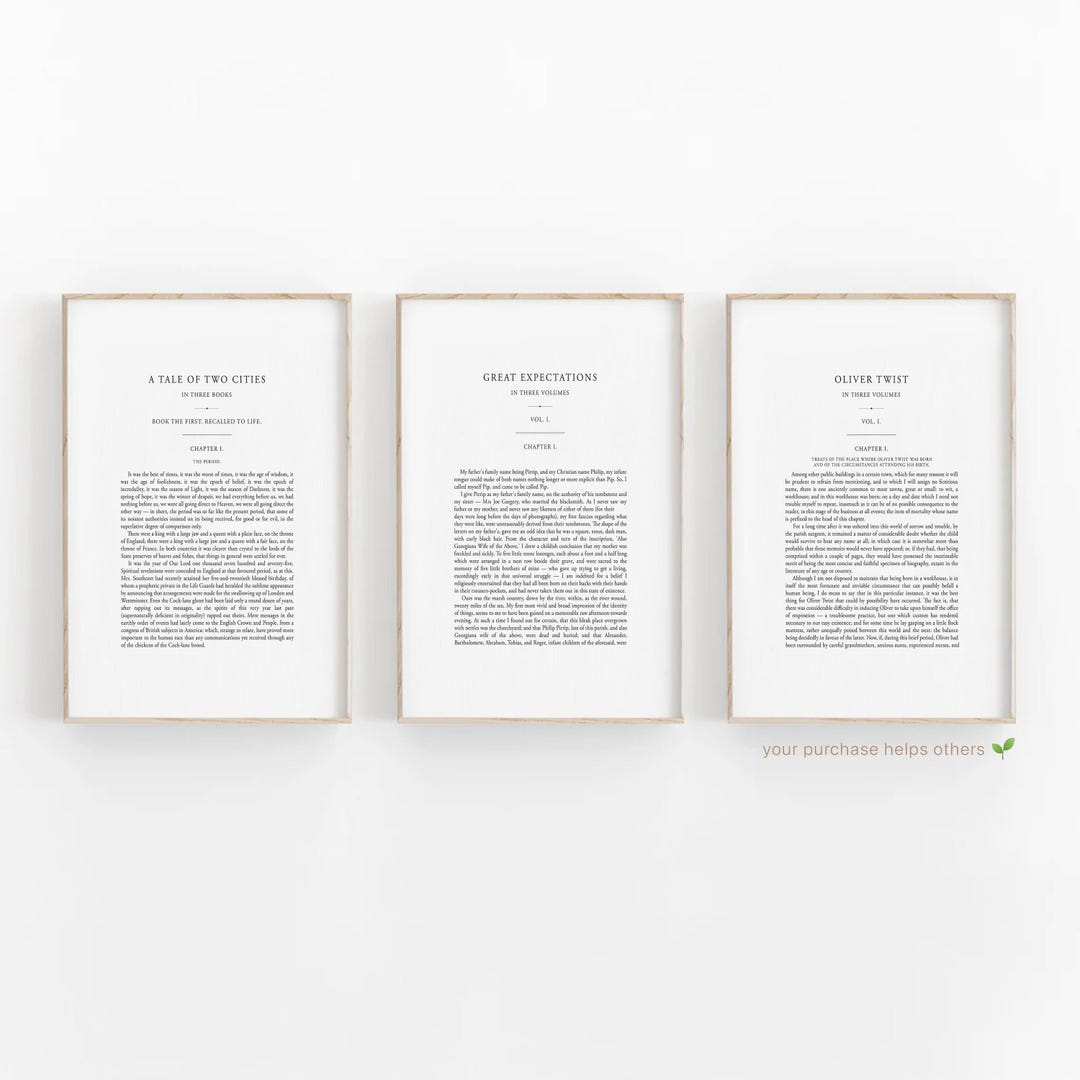 A Tale of Two Cities, Great Expectations, Oliver Twist, Charles Dickens ...