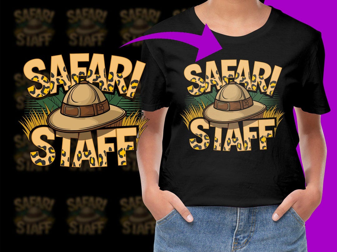 Safari Staff Tour Guide PNG, Free Commercial Use, Instant Download - Etsy