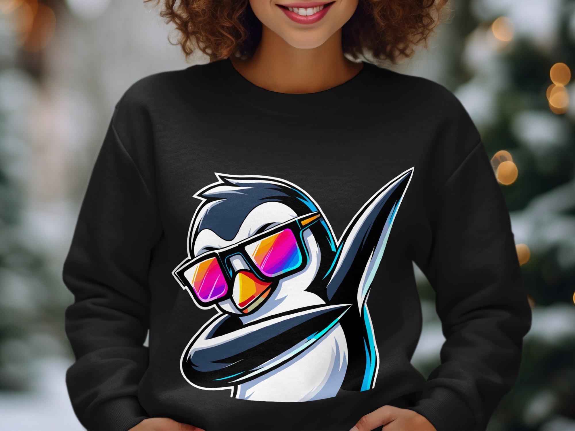 Dabbing Penguin PNG, Free Commercial Use, Instant Download - Etsy