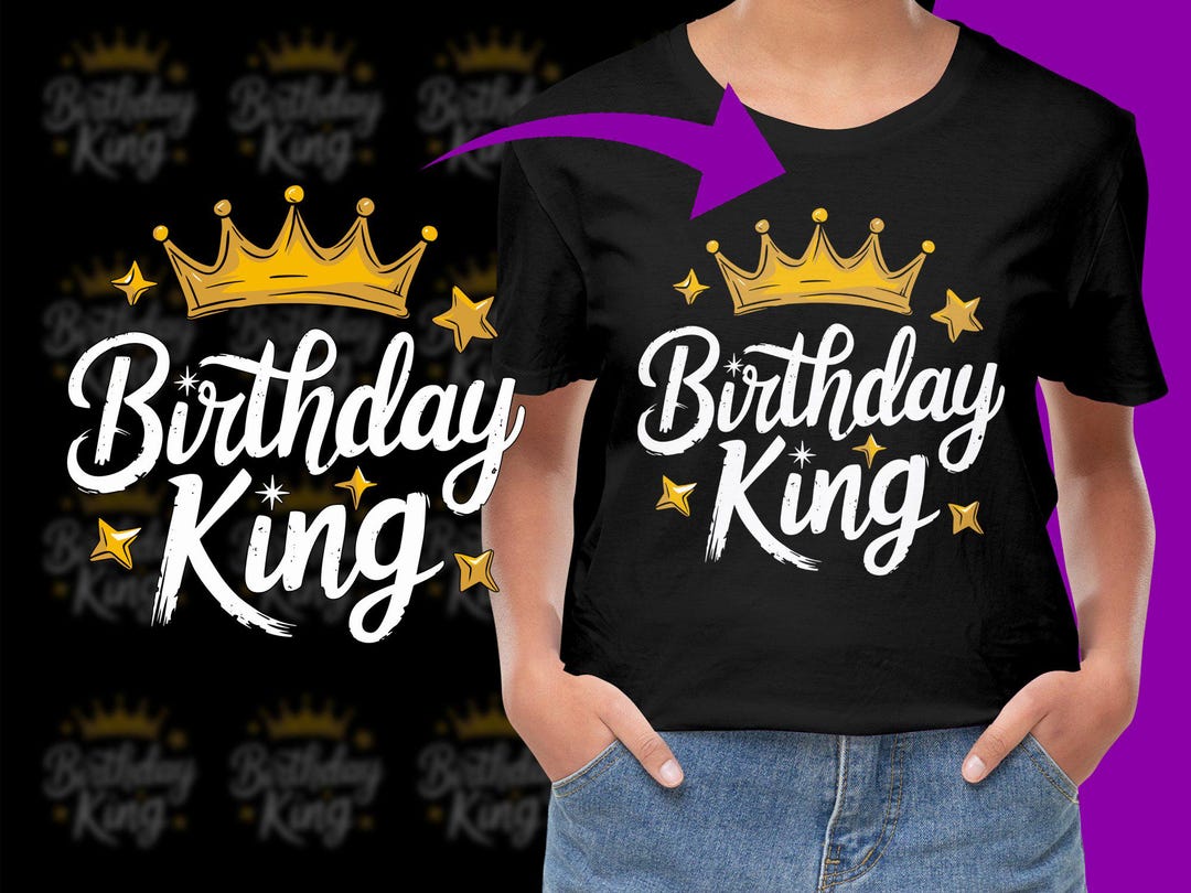 Birthday King Crown PNG, Free Commercial Use, Instant Download - Etsy