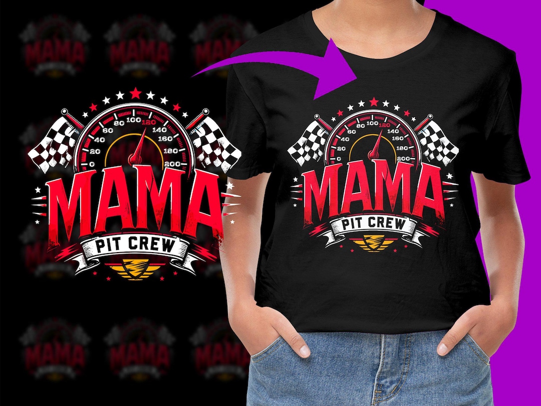 Mama Pit Crew Mom Racing PNG, Free Commercial Use, Instant Download - Etsy