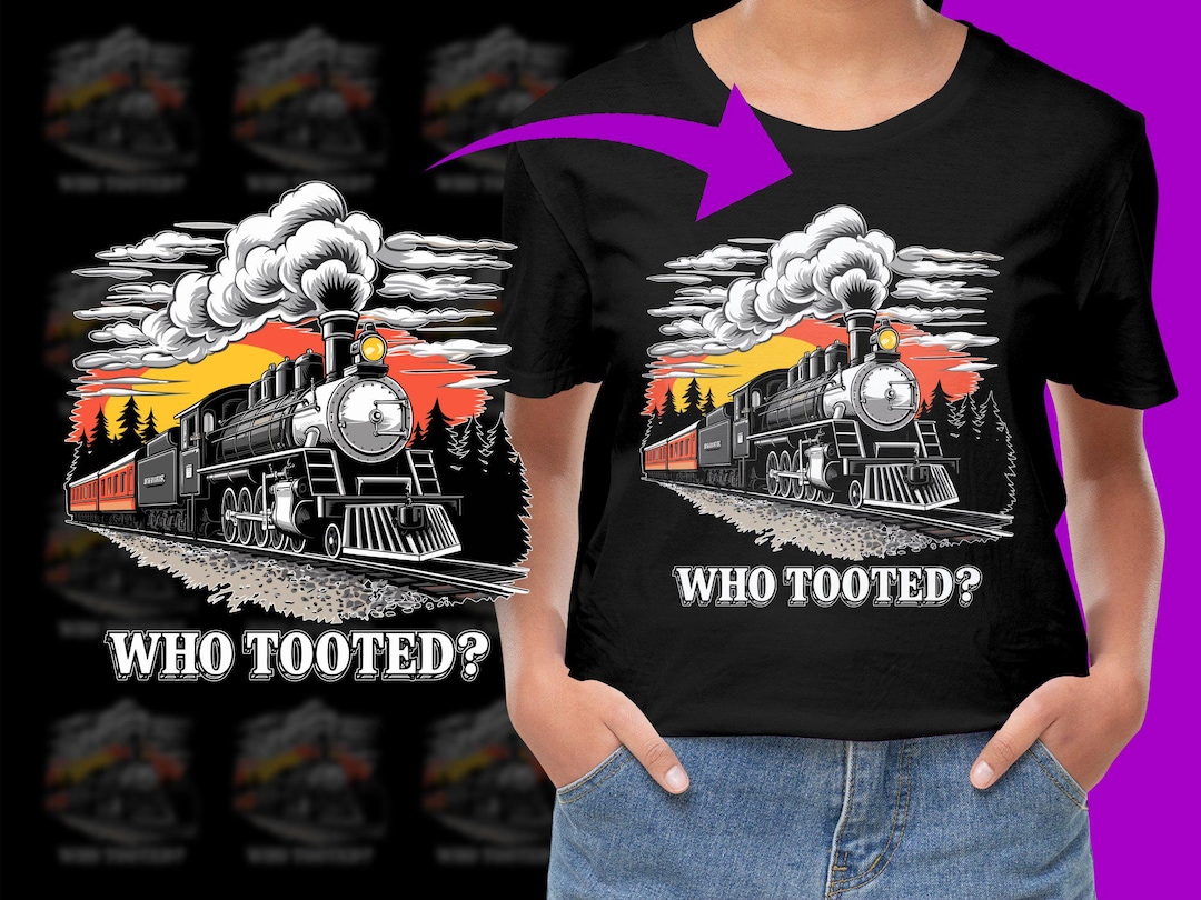 Who Tooted Locomotive Train PNG, Free Commercial Use, Instant Download ...