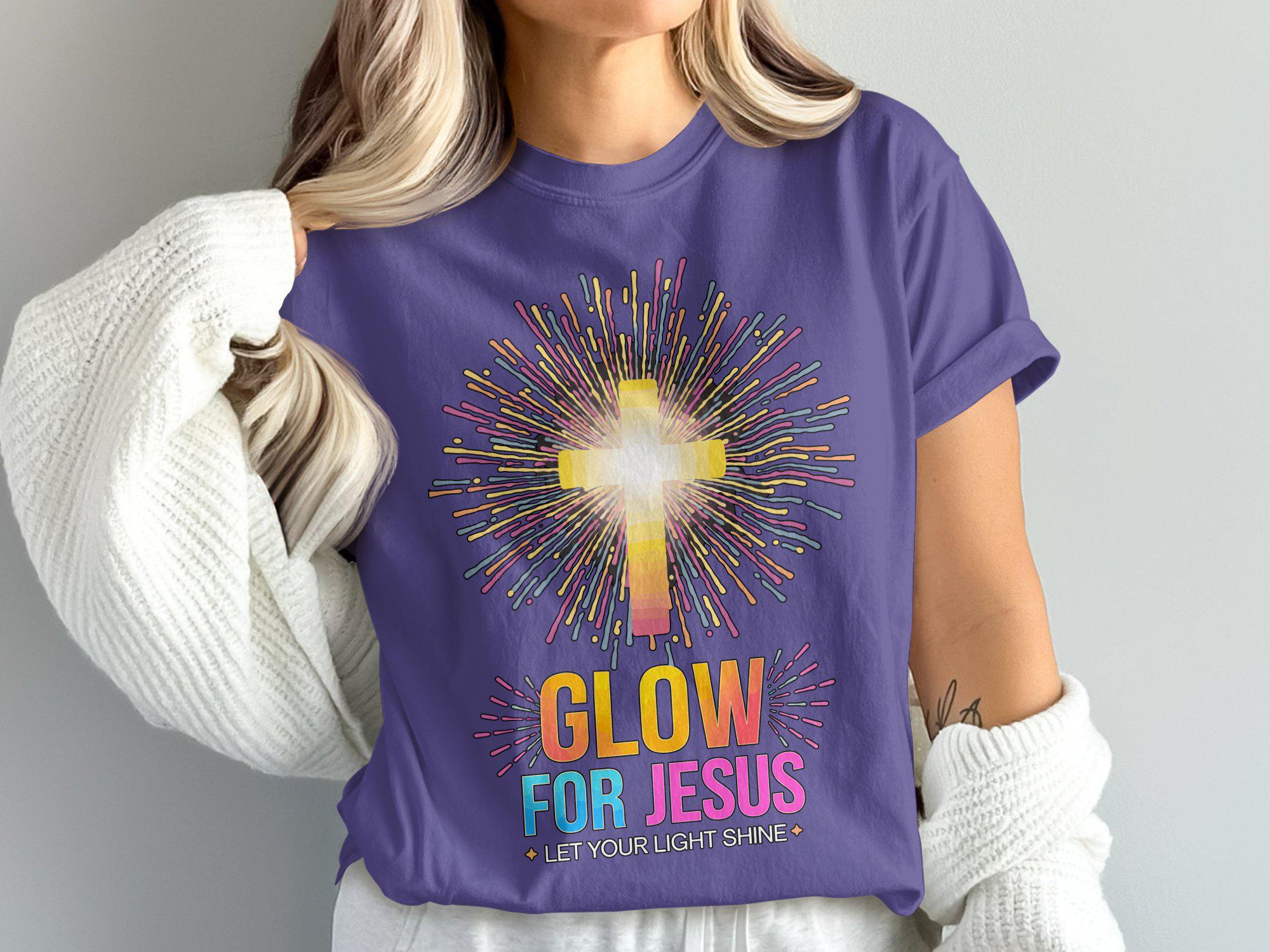Glow for Jesus Let Your Light Shine PNG, Free Commercial Use, Instant ...