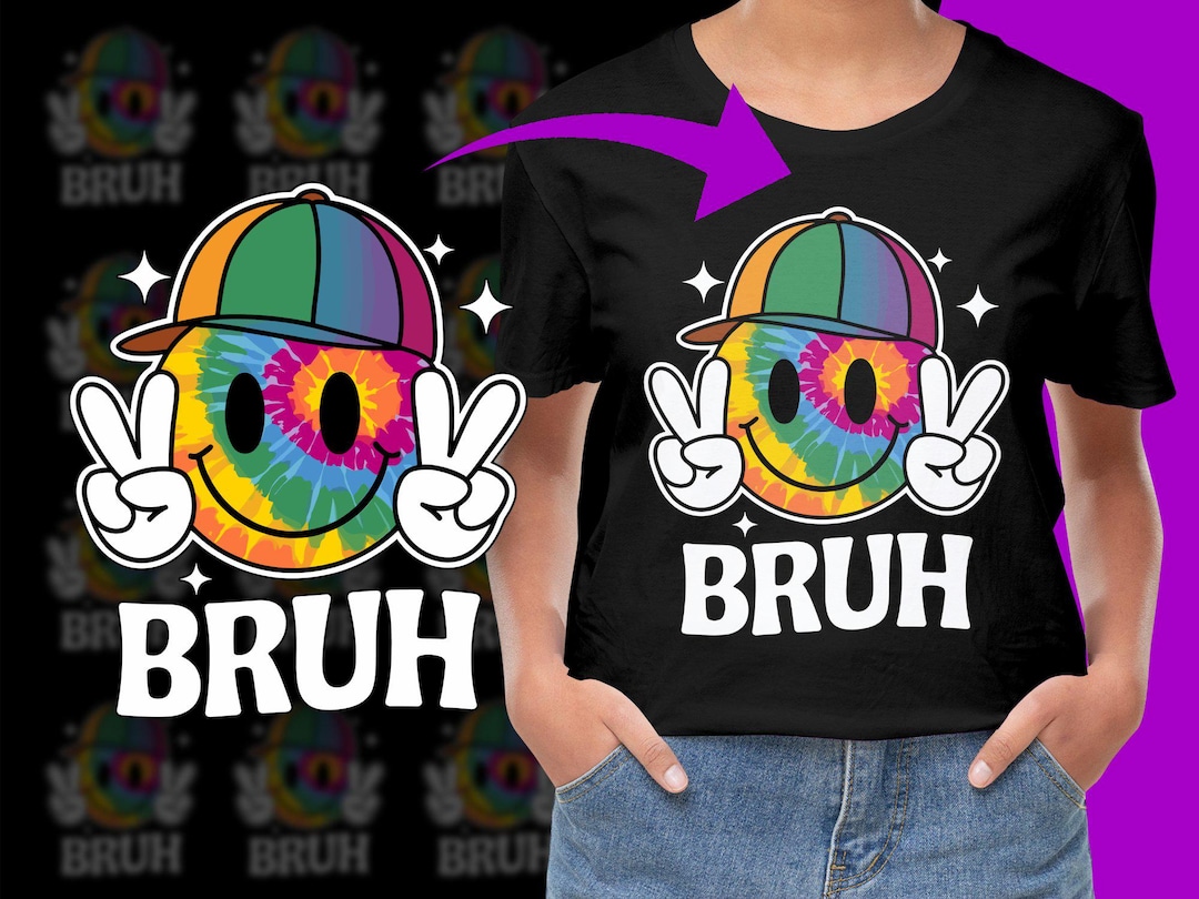 Bruh Peace Sign PNG, Free Commercial Use, Instant Download - Etsy