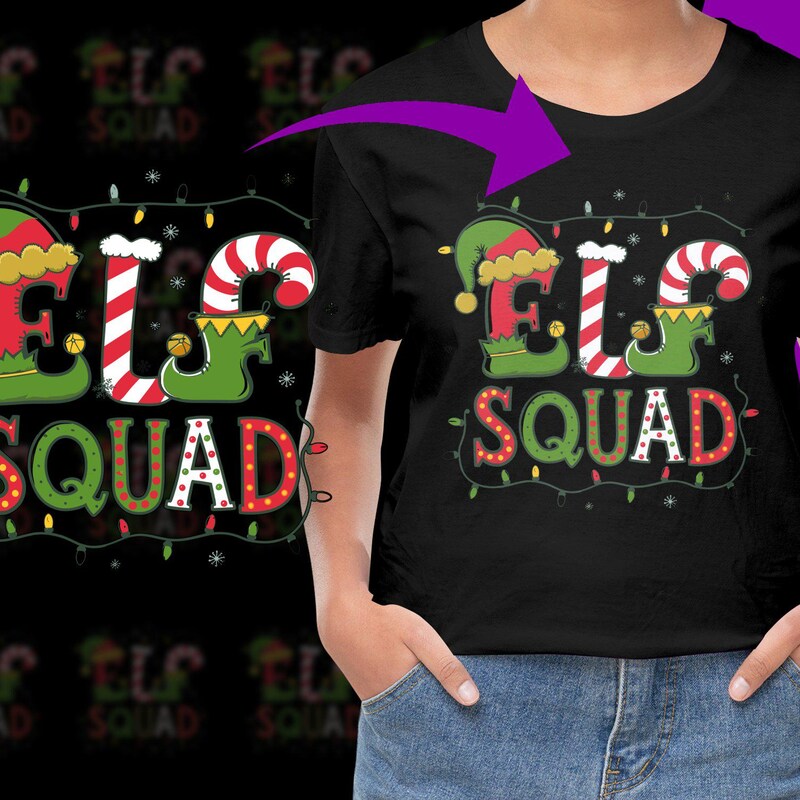 Elf Squad Svg - Etsy
