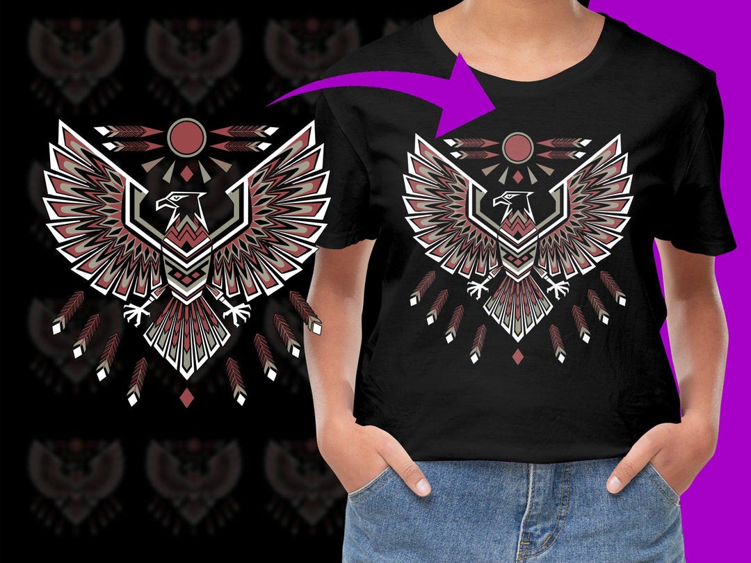Tribal Native Aztec Bird PNG, Free Commercial Use, Instant Download - Etsy