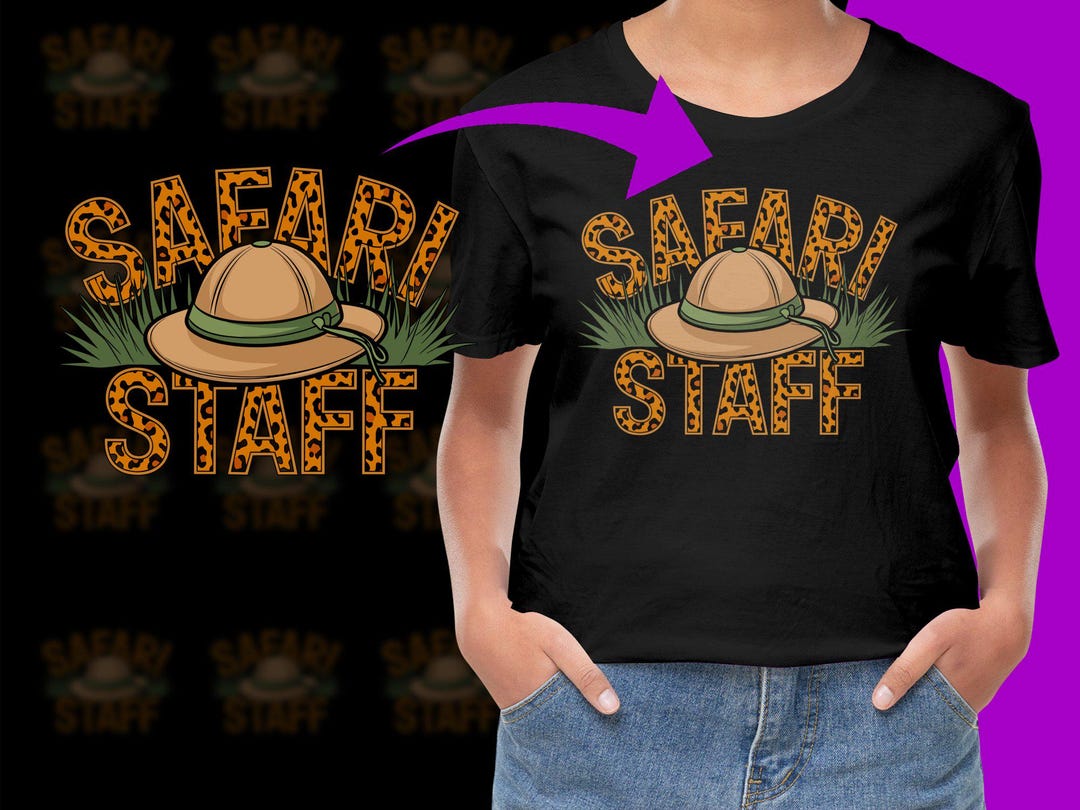 Safari Staff Tour Guide 2 PNG, Free Commercial Use, Instant Download - Etsy