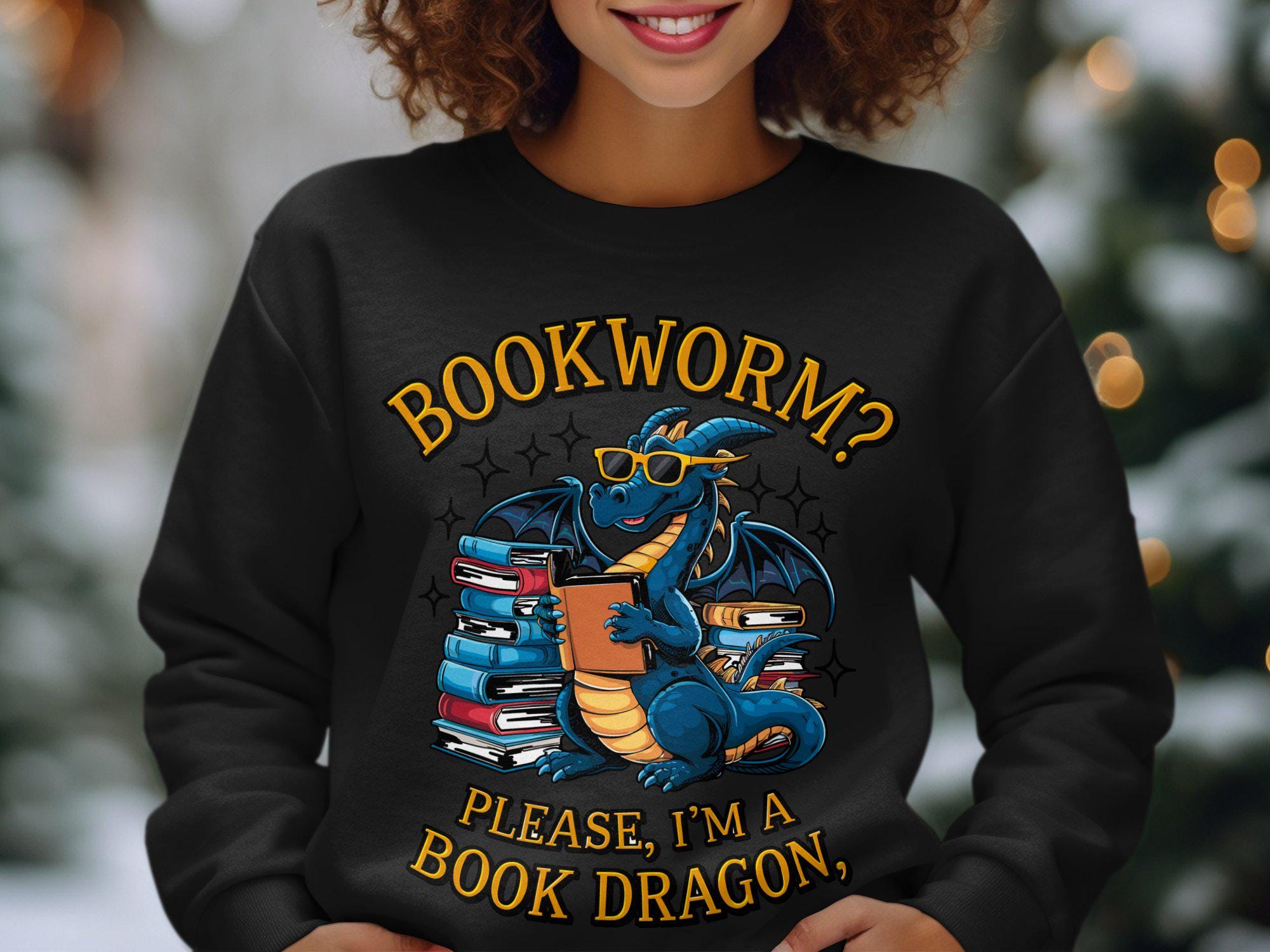 Bookworm? Please, I'm a Book Dragon PNG, Free Commercial Use, Instant ...