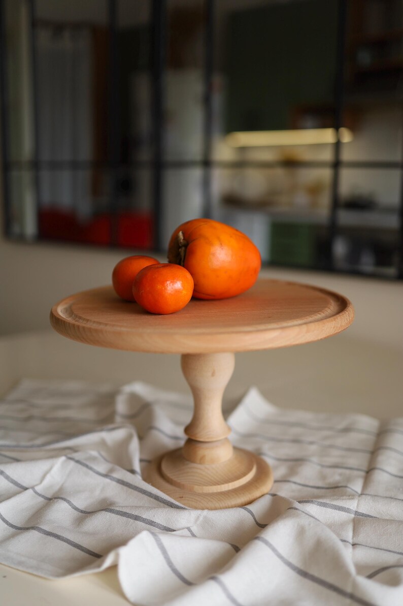 Unique Classic Cake Stand, Rustic Cake Display Plate for Wedding ...