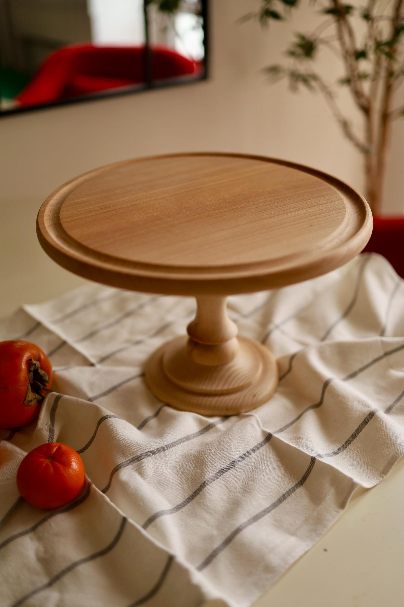 Unique Classic Cake Stand, Rustic Cake Display Plate for Wedding ...