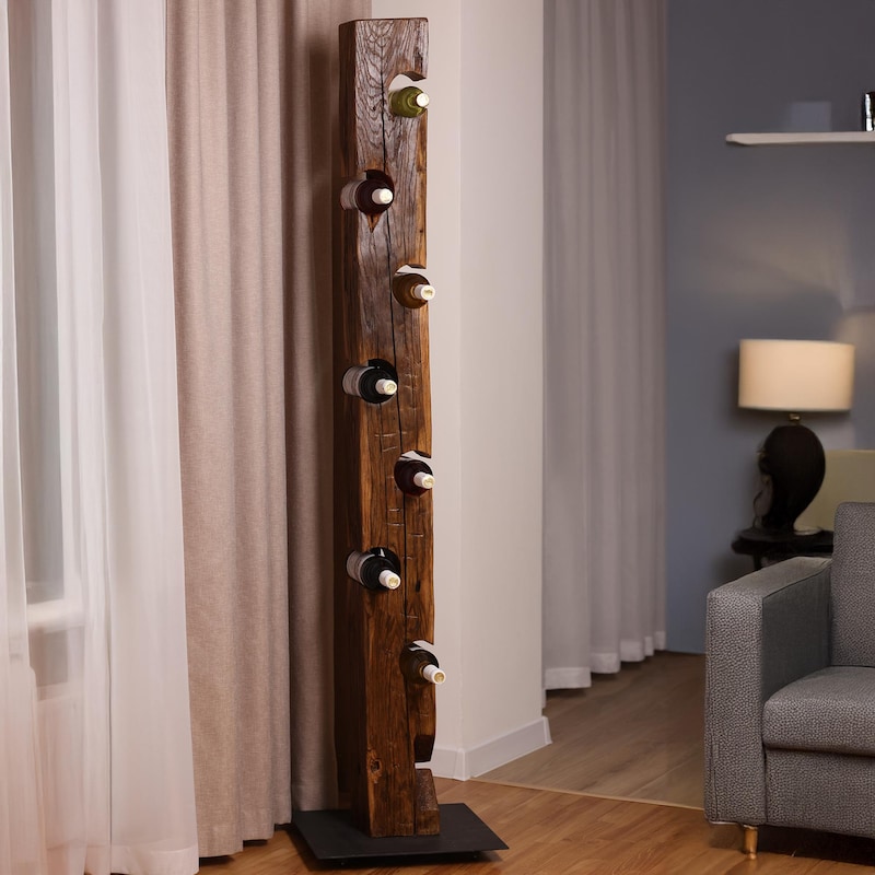 Barn Wood Wine Rack - Etsy