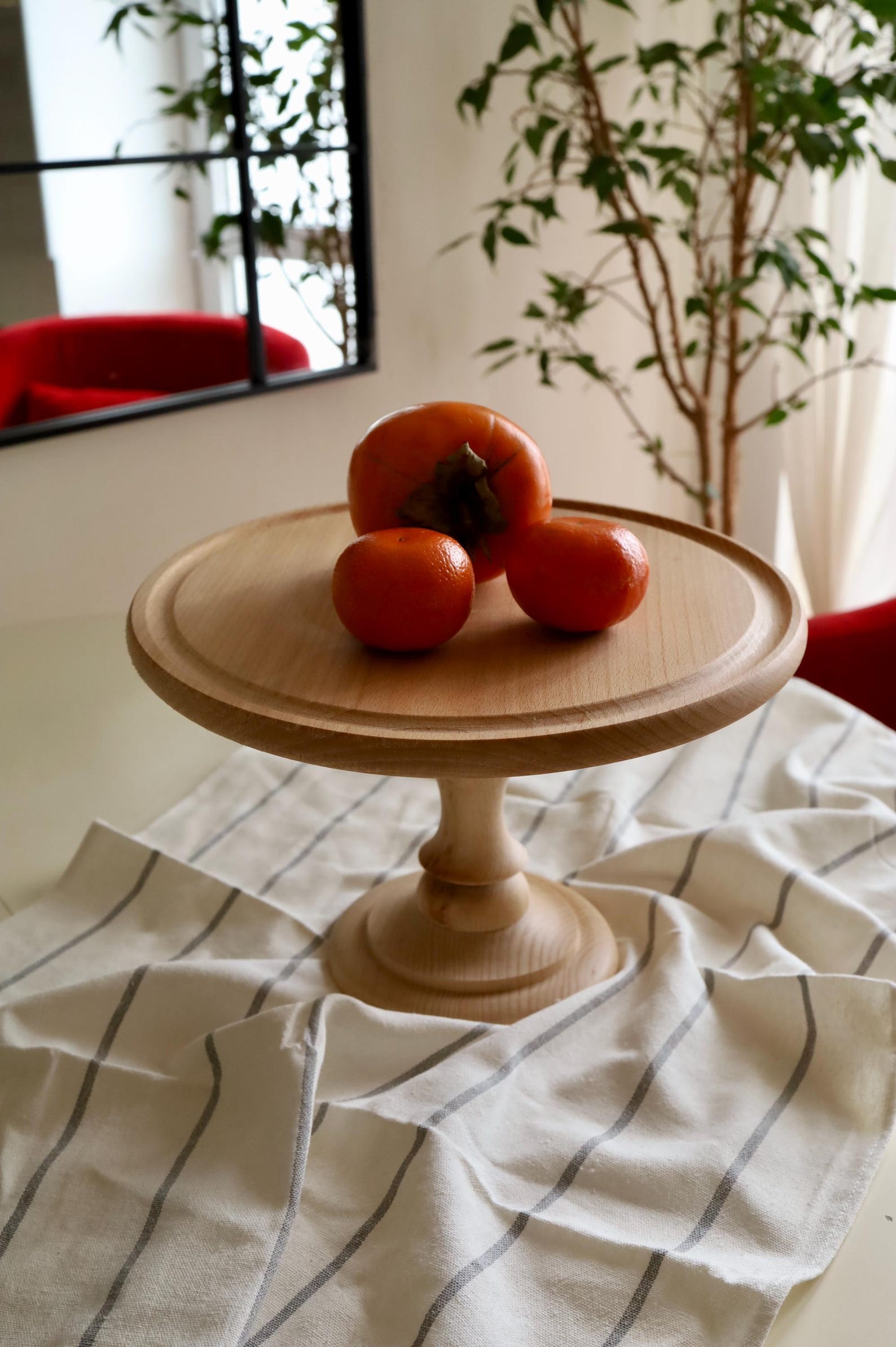 Unique Classic Cake Stand, Rustic Cake Display Plate for Wedding ...