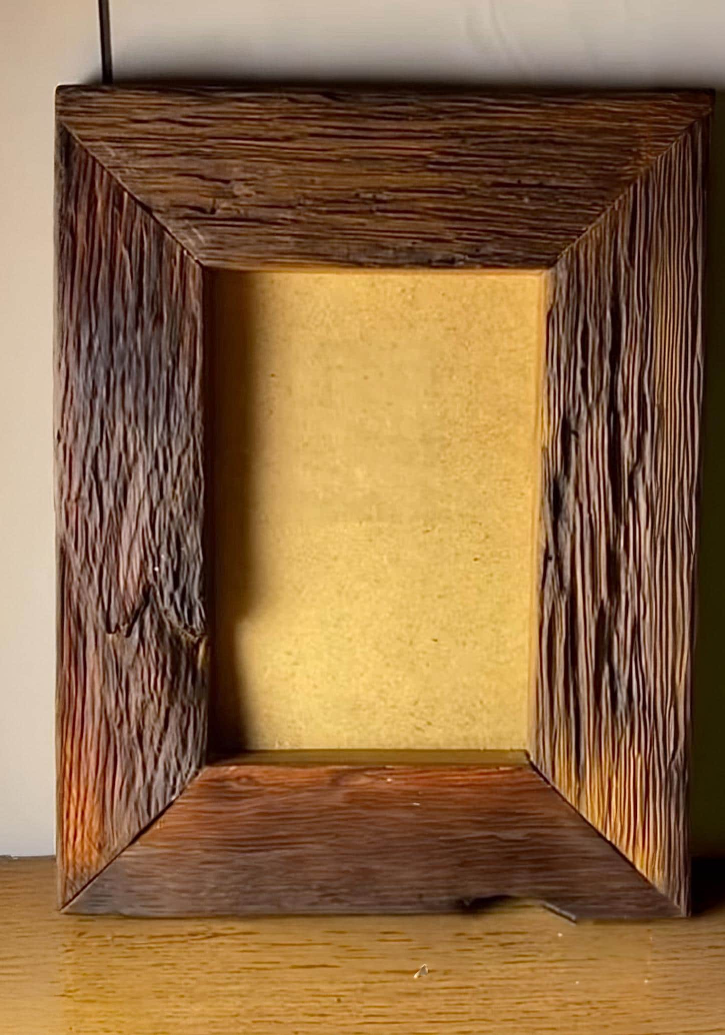 Custom Picture Frame, Rustic Reclaimed Wood, Distressed Handcrafted ...