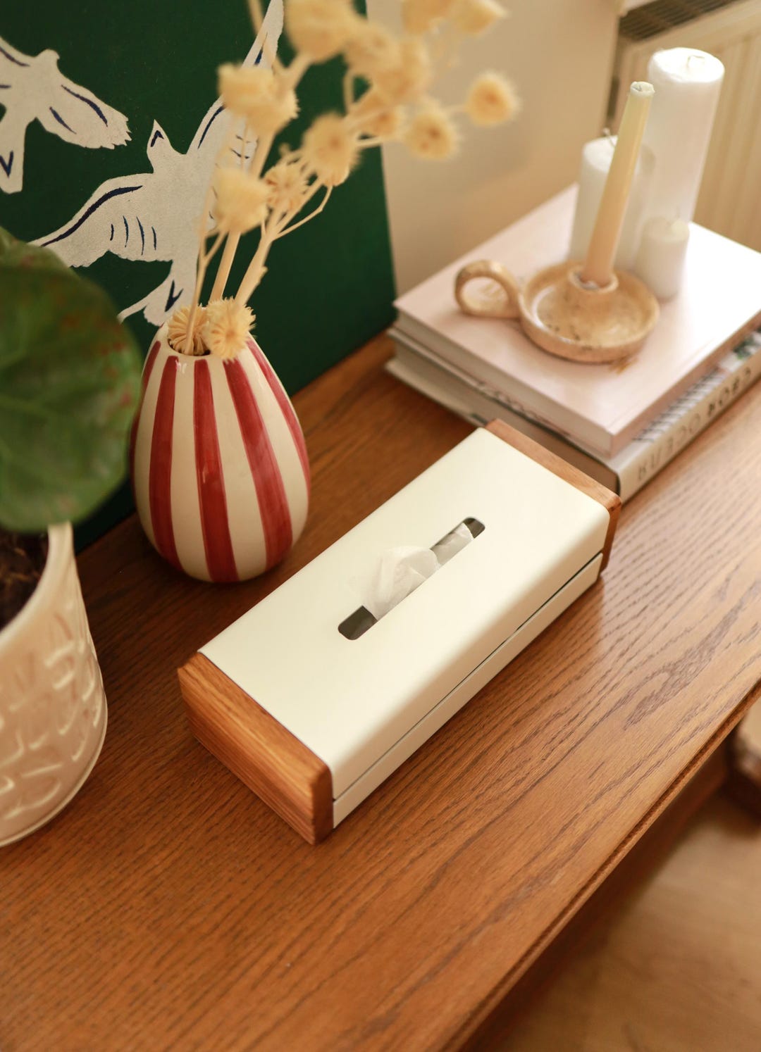 Modern Napkin Holder, Tissue Box Cover, Kitchen Organizer Decor for ...