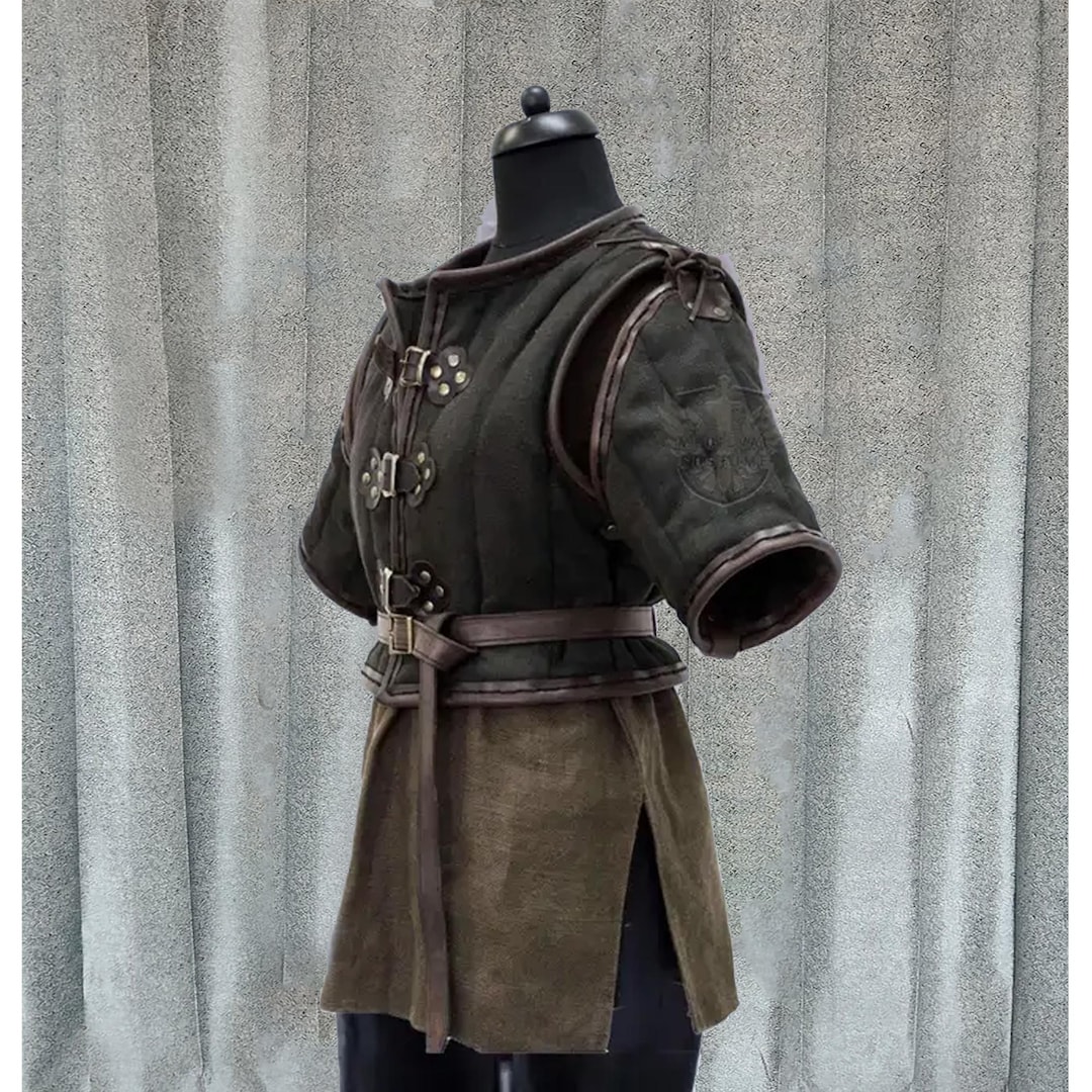Medieval Gambeson Costume: Medieval Larp Clothing - Viking Renfaire ...
