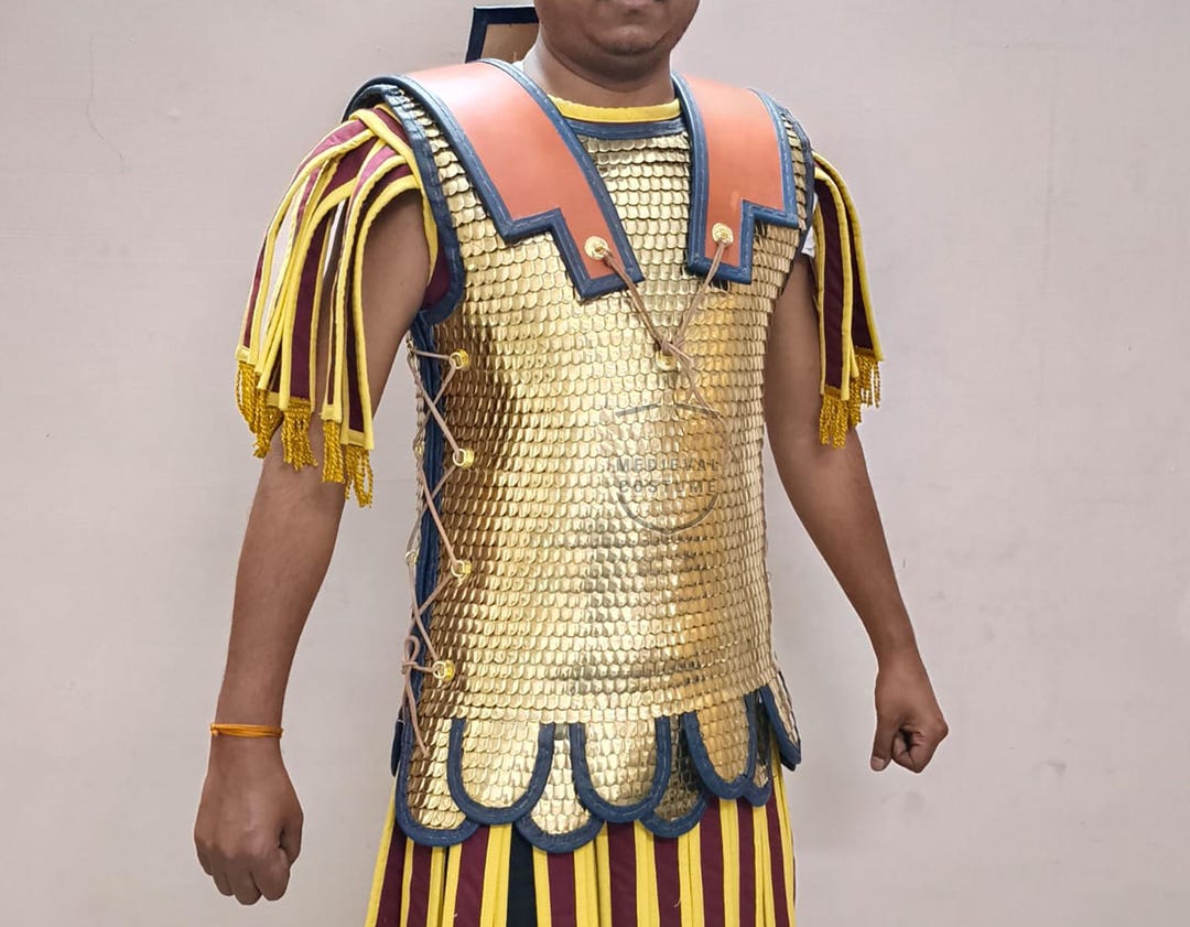 Lorica Squamata Roman Scale Armor: SPQR Legionary Costume (15x25 MM ...