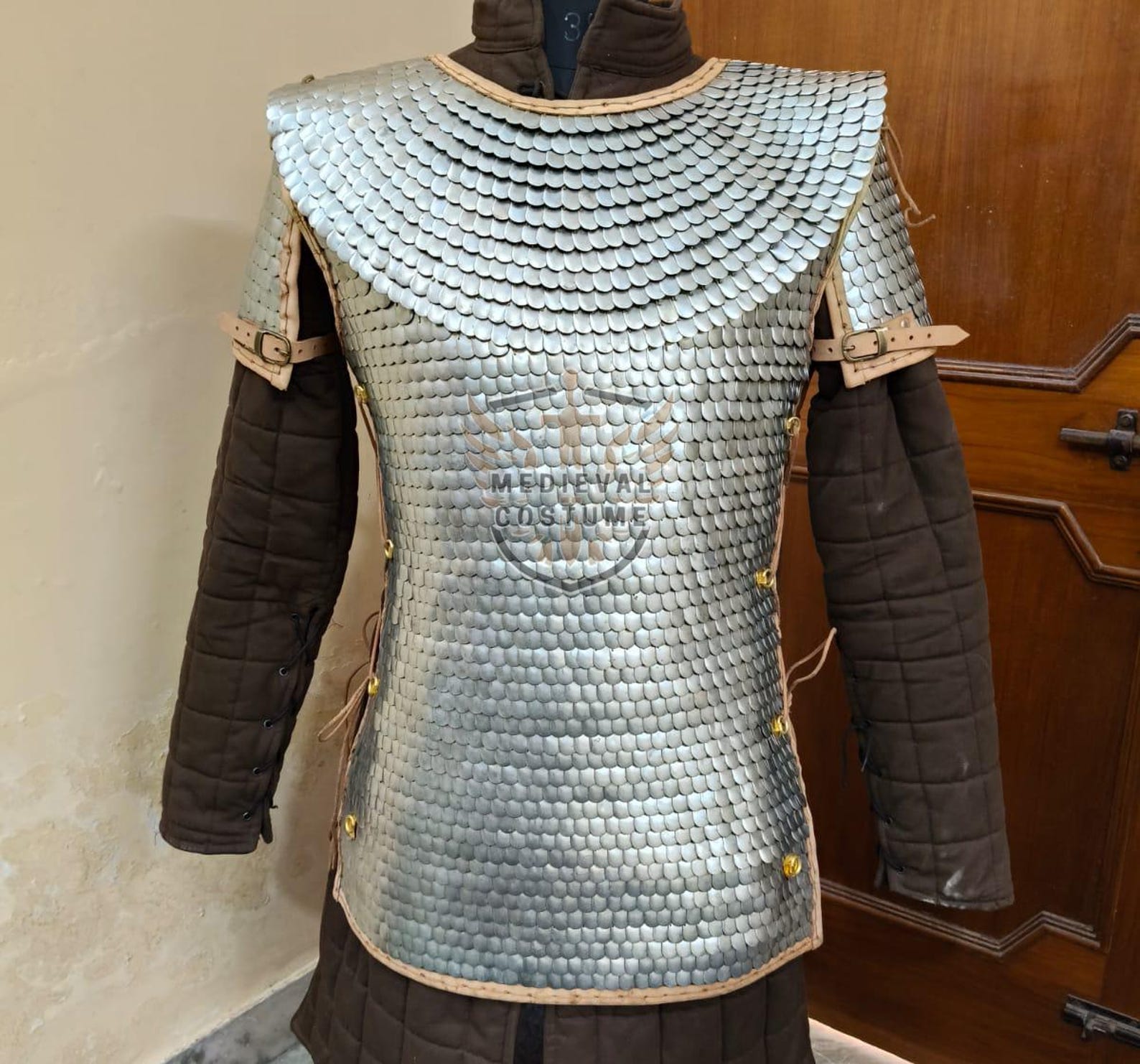 Steel Lorica Squamata: Roman Scale Armor, Reenactment Costume MA-181 ...