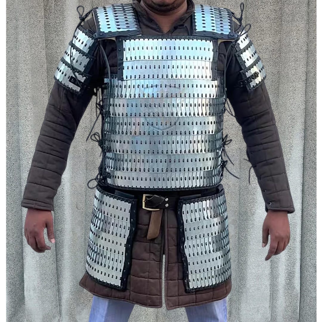 20 Gauge Steel Lamellar Armor: Viking Scale Armor With Tasset Plates ...