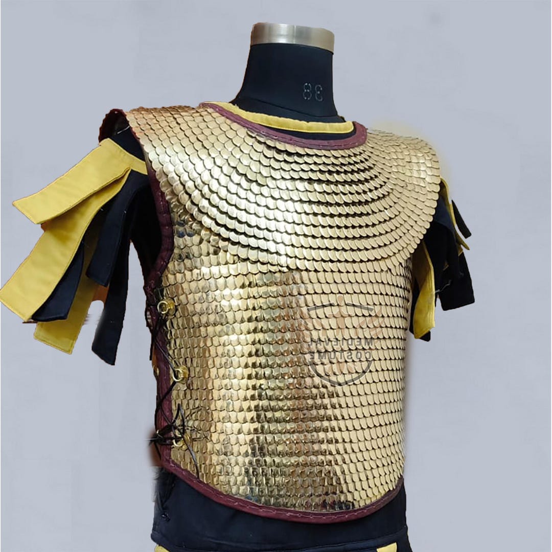 Brass Scale Armor Lorica Squamata for Roman Empire & Scale Armor ...
