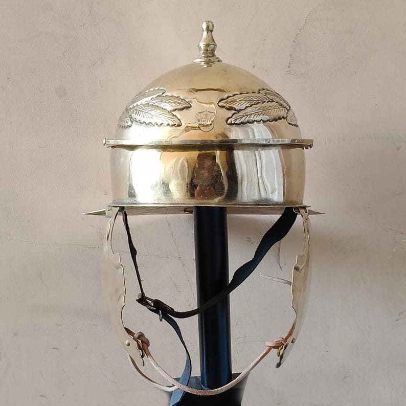 Brass Roman Legionary Helmet Replica - Weisenau Guttman Style ...