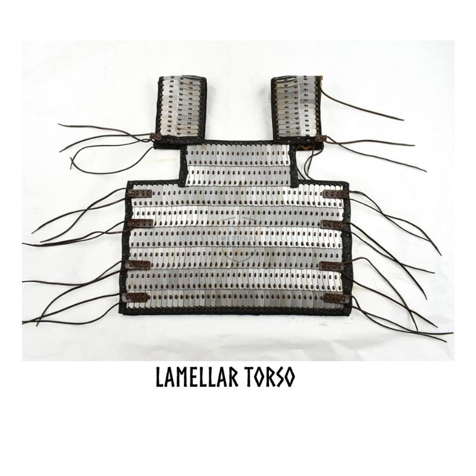 Steel Lamellar Body Armor Set | Viking Scale Armor Torso & Pauldrons ...