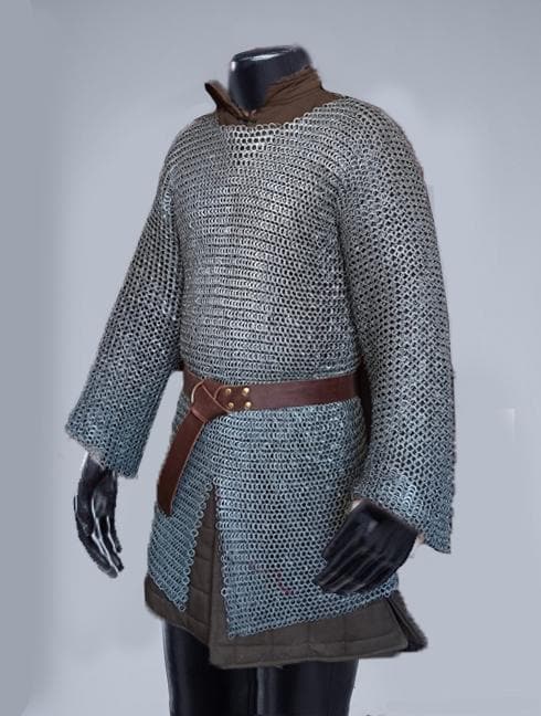 6MM Round Ring Chainmail Hauberk: Medieval Viking Costume for Halloween ...