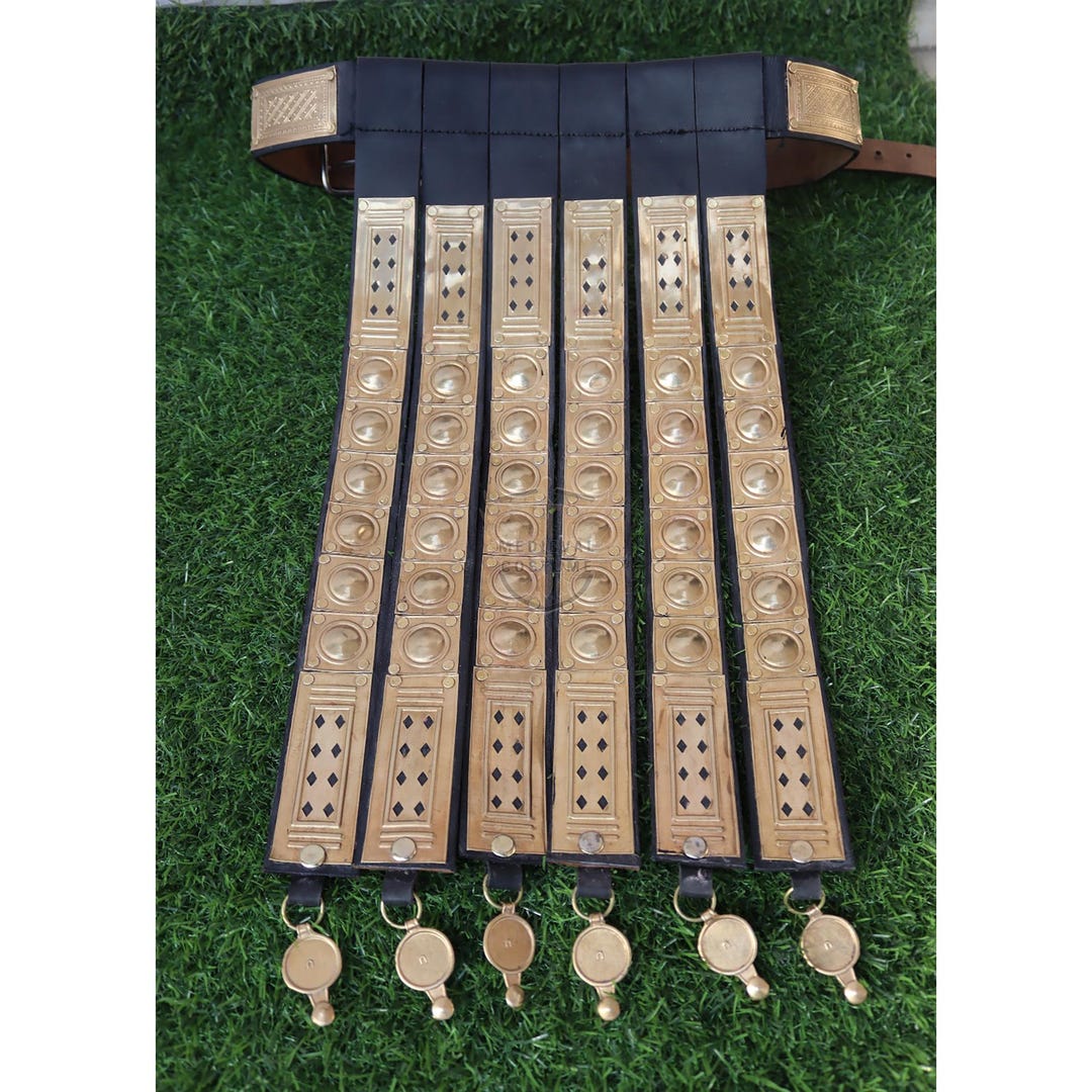 Roman Legionary Leather Belt: Apron Centurion Cingulum, Re-enactment ...