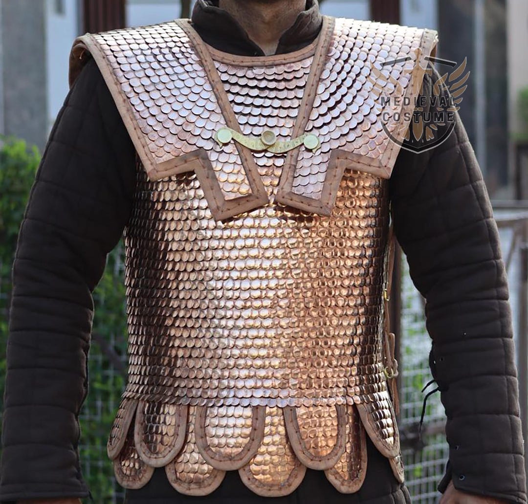 Lorica Squamata, 15×25 MM Roman Scale Armor With Doubler & Pteruges MAS ...