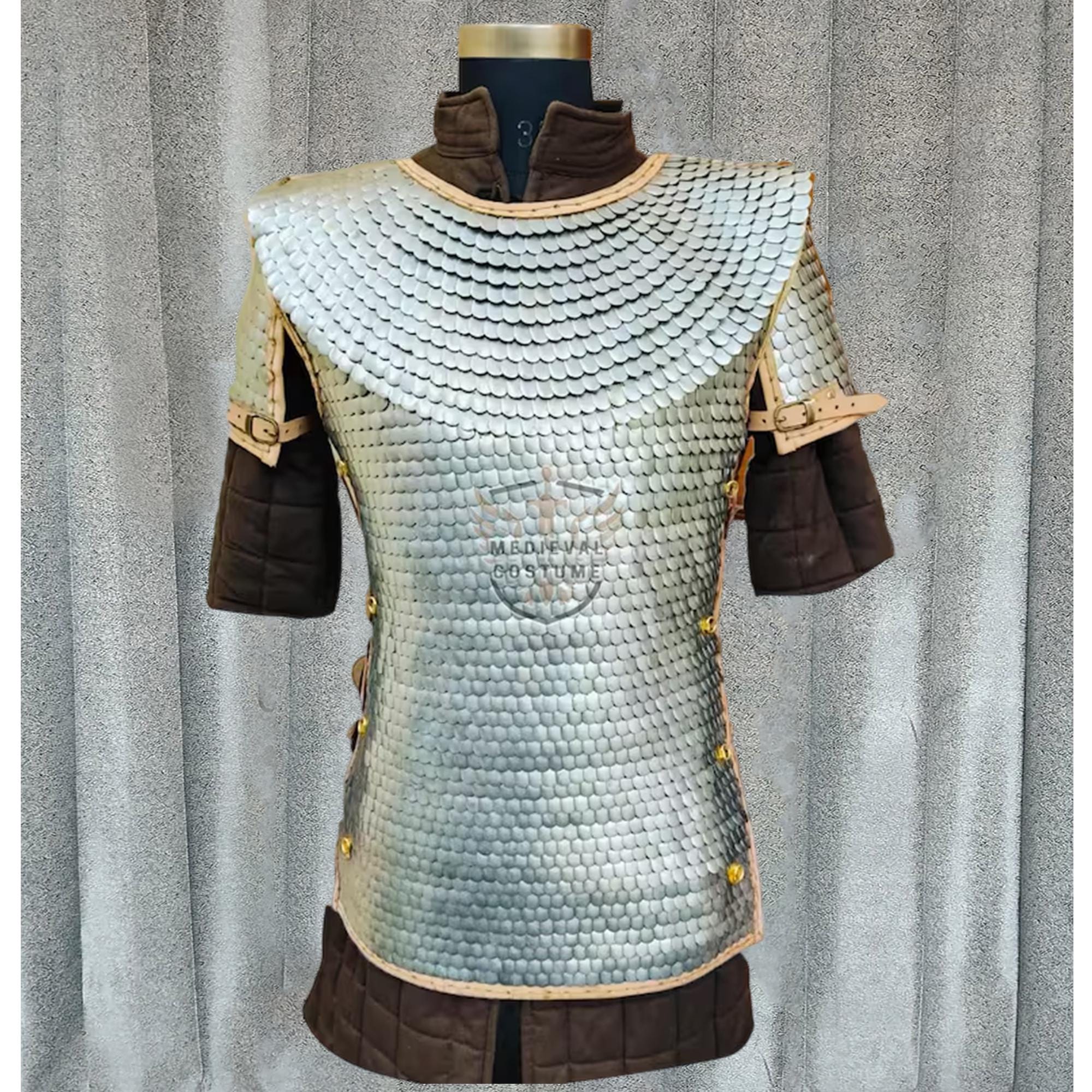 Steel Lorica Squamata: Roman Scale Armor, Reenactment Costume for ...