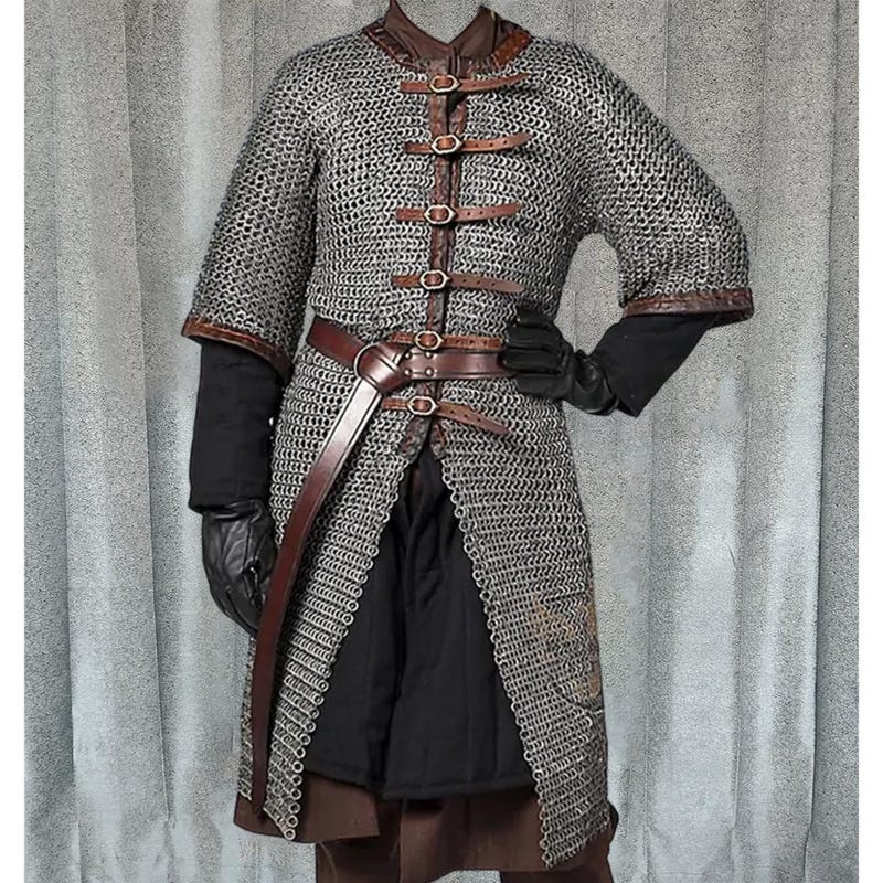 Riveted Chainmail Coat - Etsy UK
