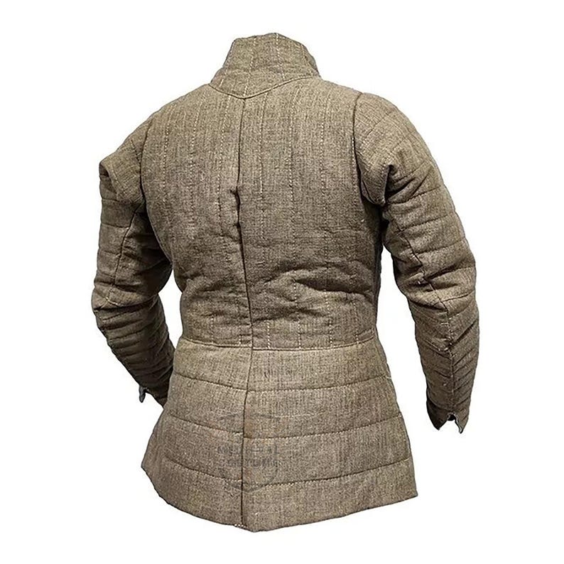 Padded Armor Gambeson: Costume Full Sleeves Medieval Gambeson With ...