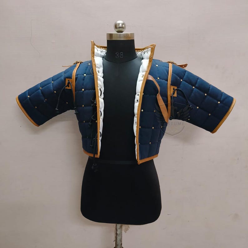 Witcher Gambeson Padded Cotton Armor - Medieval LARP Jacket With ...