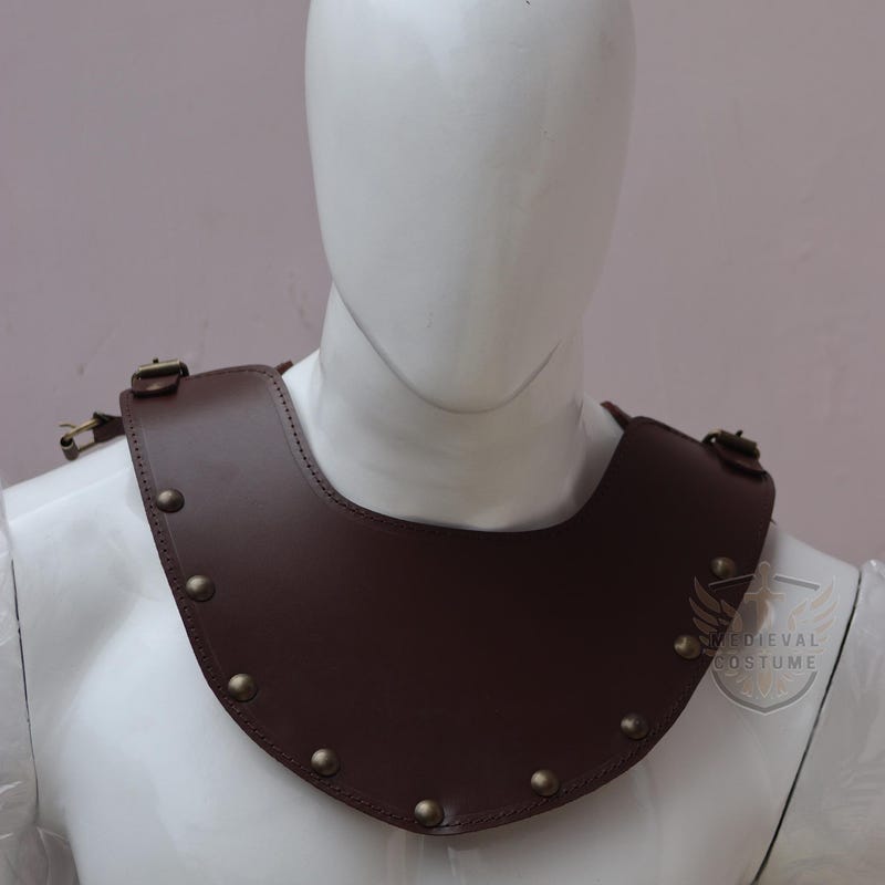 Leather Gorget - Etsy