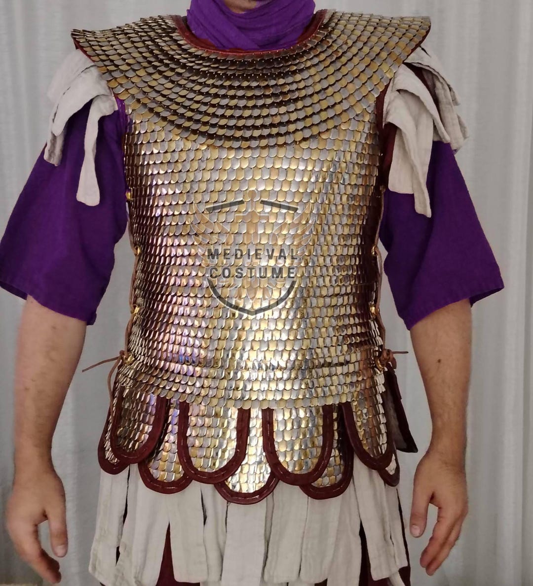 Roman Lorica Squamata - Handcrafted Brass Scale Armour With Mix ...