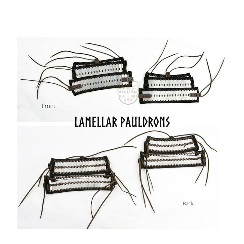 Steel Lamellar Body Armor Set | Viking Scale Armor Torso & Pauldrons ...