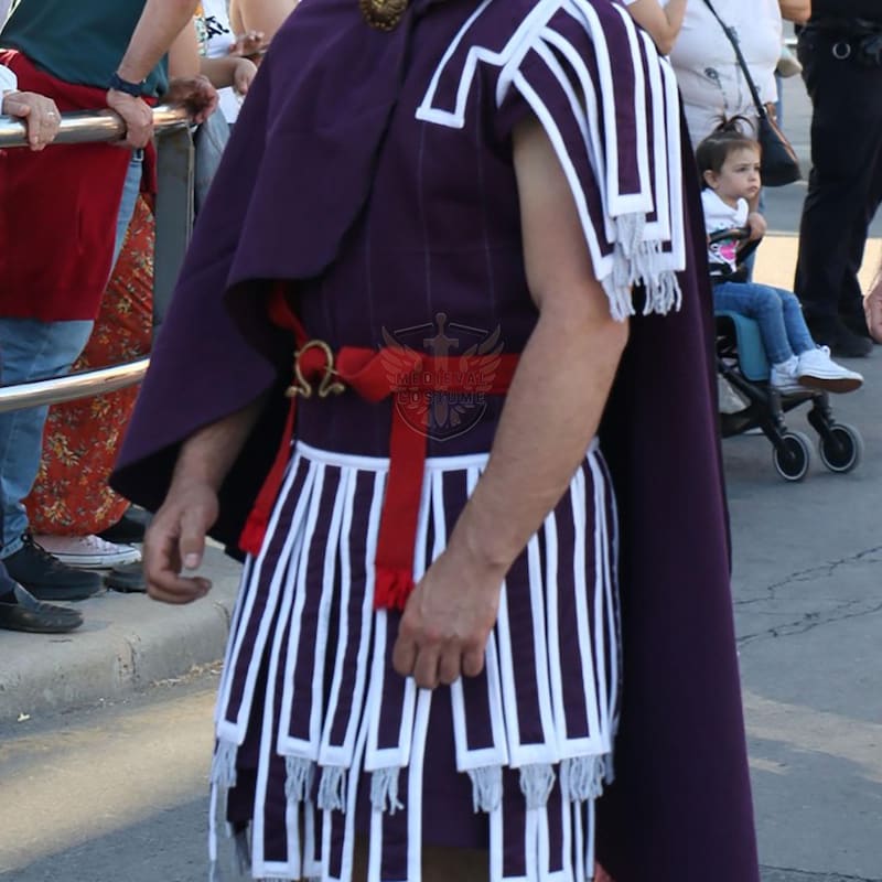 Mens Purple Roman Costume - Etsy